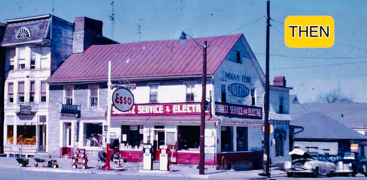 Historic childhood home of Newt Gingrich and Esso Station in ...