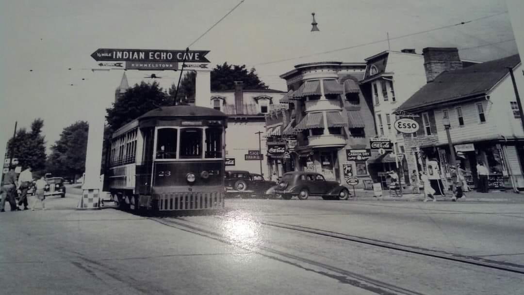 Historic childhood home of Newt Gingrich and Esso Station in ...