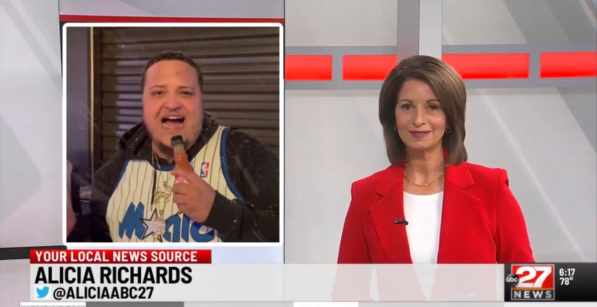 Matt Moyer meets Alicia Richards wearing a walking boot at crime scene ...