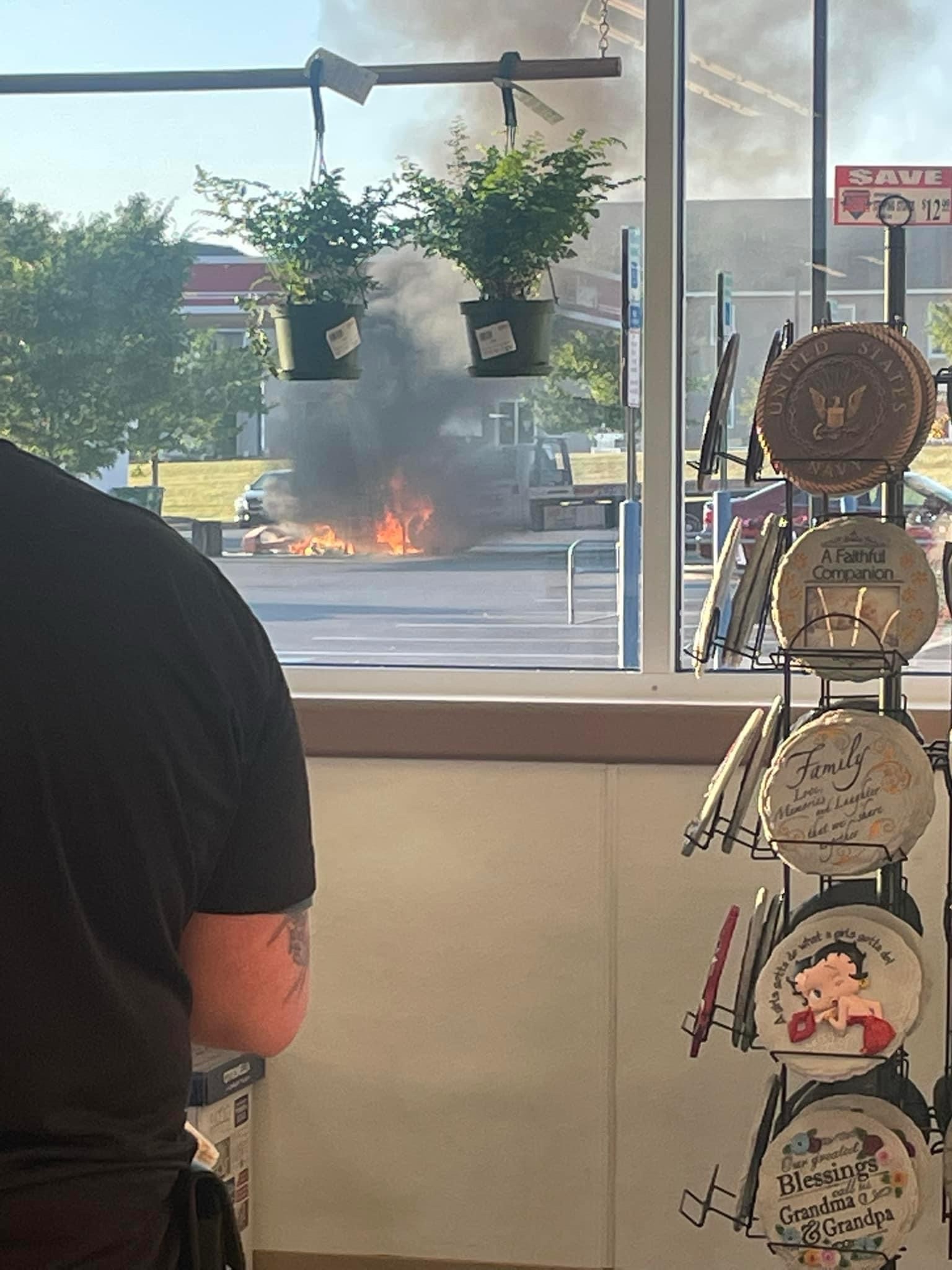 Truck hit fuel pump at Redner’s Market in Palmyra, Pennsylvania ...